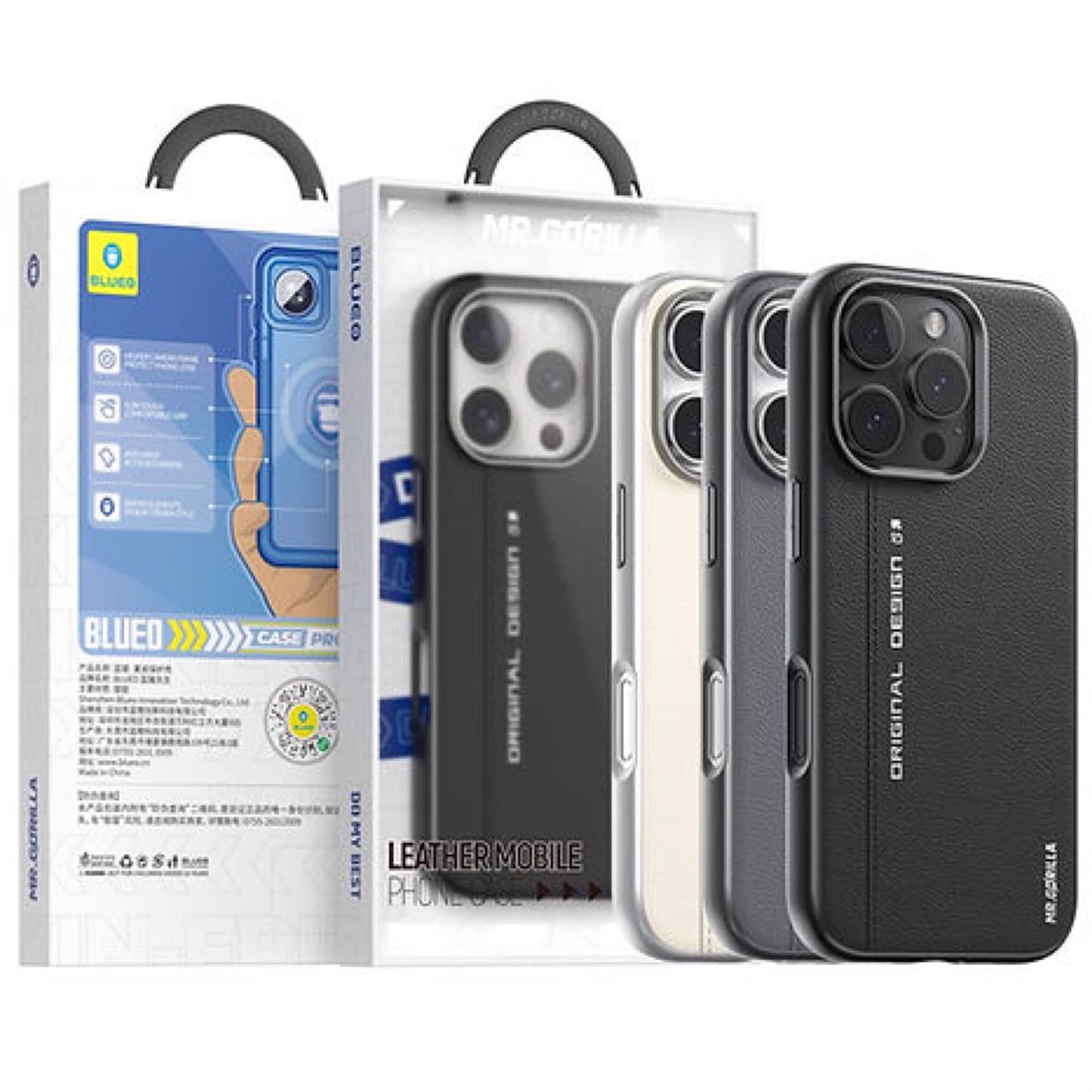 خرید قاب بلو چرم Blueo Leather Mobile Case Iphone