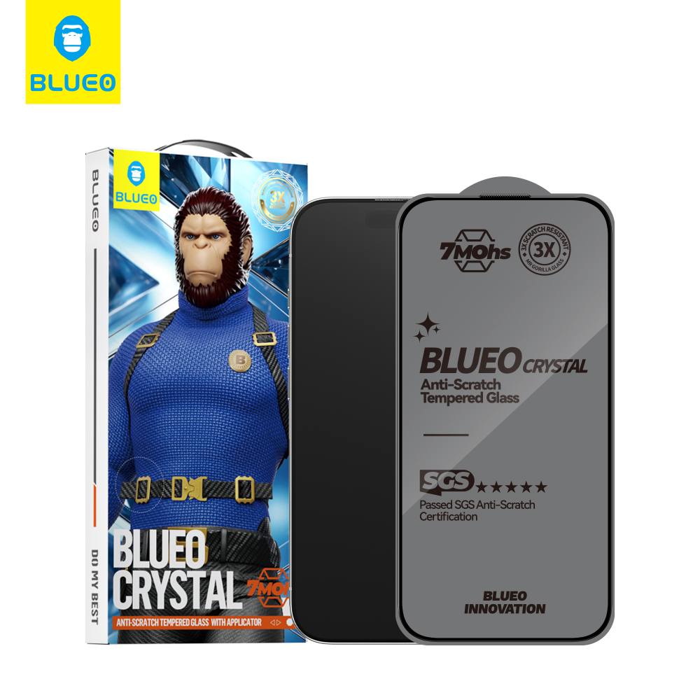 خرید محافظ صفحه بلو Blueo Crystal Anti-Scratch Tempered Glass Iphone