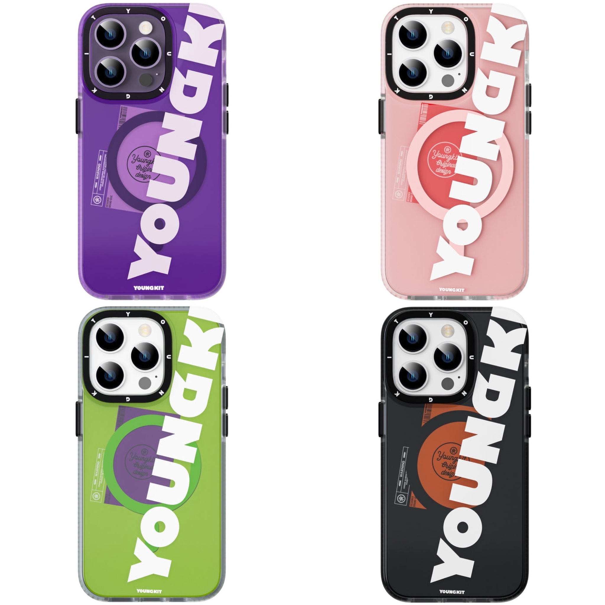 خرید قاب YOUNGKIT یانگکیت Colorful Anti-Drop Series آیفون Iphone